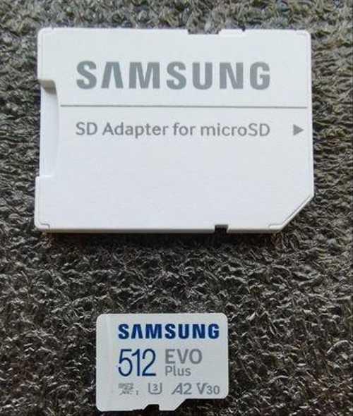 Samsung MicroSD EVO Plus 256gb и 512gb новые Корея