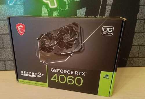 Новая MSI GeForce RTX 4060 Ventus 2X Black