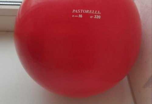 Гимнастический мяч pastorelli 16 см. Цвет красный