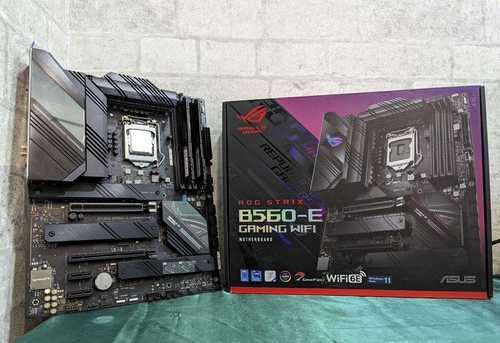 Материнская плата asus ROG strix B560E gaming wifi