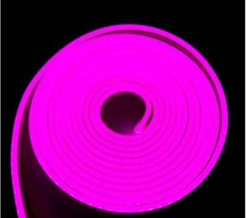 Лента LED Neon фиолетовый узкая 5m 12v с блоком пи