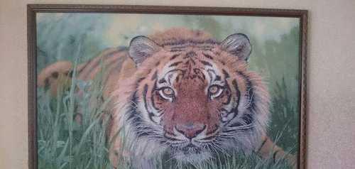 Тигр картина гобелен