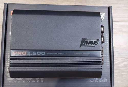 Усилитель автомобильный amp pro 1.500 900w