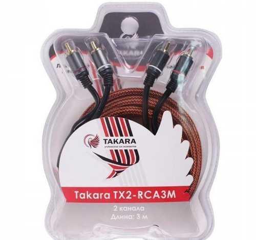 Линейный кабель takara TX2-RCA3M