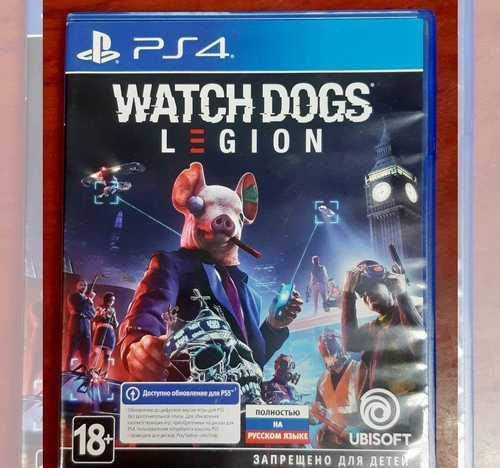 Watch dogs legion диск ps4