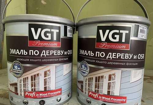 Эмаль акриловая черная VGT Premium по дереву