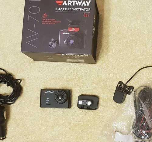 Видеорегистратор artway AV-701 4K GPS