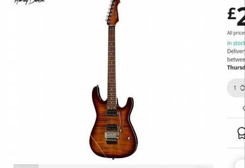 Harley Benton Fusion-III HH FR EB FBB