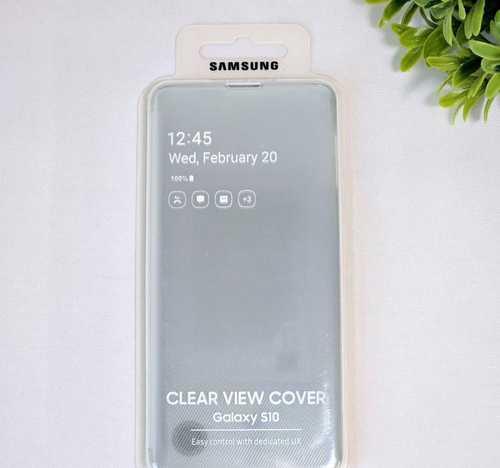 Оригинальный чехол на Samsung S10 Clear View Cover