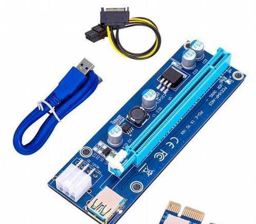 Райзер pci-e 009s 6pin(SATA)