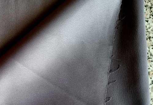 Отрез ткани – костюмный атлас серый