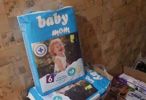 Подгузники Baby mom 6 64шт(15-30 кг)