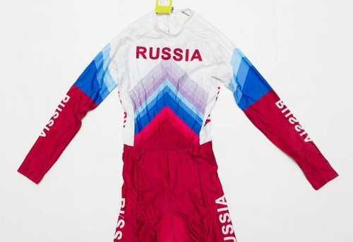 Новый велокомбинезон (скинсьют) Russia Team