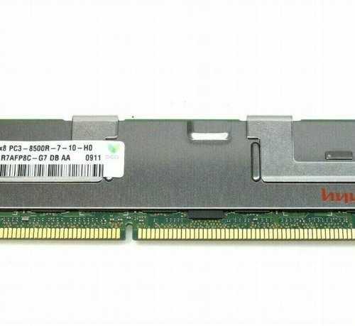 Rdimm DDR3 Hynix 4gb 4Rx8 PC3-8500R-7-10-H0