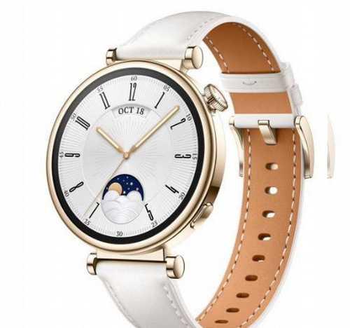 Смарт-часы huawei Watch GT4 41mm Aurora White Leat