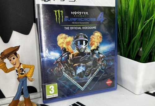 Monster energy supercross 4 ps5 new