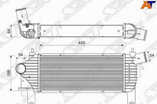 Интеркулер Nissan Pathfinder R51