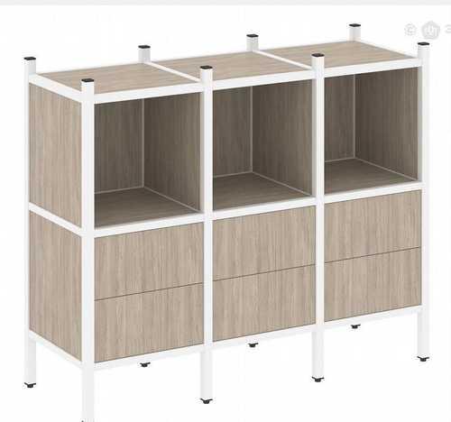 Стеллаж на металлокаркасе Loft VR.L-07