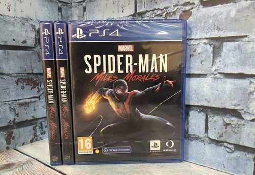 Spider Man Miles Morales PS4 диск