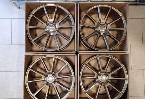 Литые диски r17 4х100 vossen vfs1 brnz