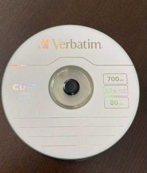 CD-R Verbatim болванка 700/52/80
