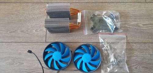 Кулер башня DeepCool am3+ с двумя вентиляторами