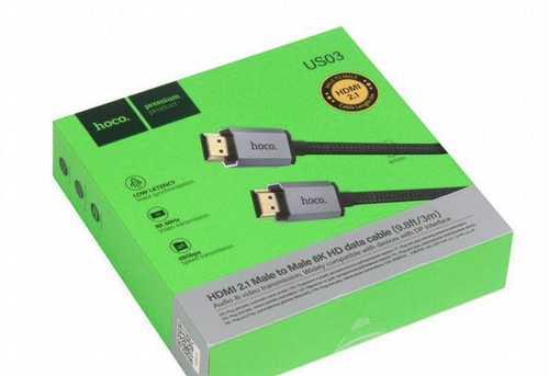 Кабель hdmi 8k 3 метра новый hoco