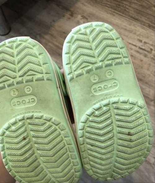 Crocs детские сандали c 7