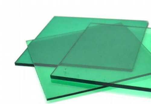 Монолитный поликарбонат 2 мм. зеленый
