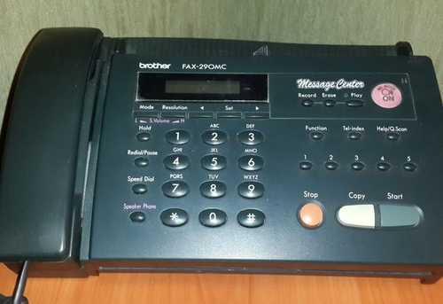 Продам телефан-факс brother fax-290mc
