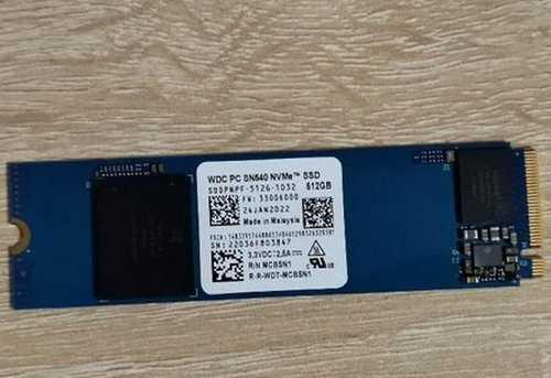 SSD M2 512Gb для ноутбука