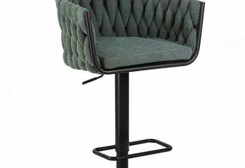 Полубарный стул LM-9690, ткань зеленая (LAR 275-23