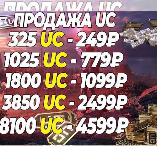 UC в Pubg Mobile