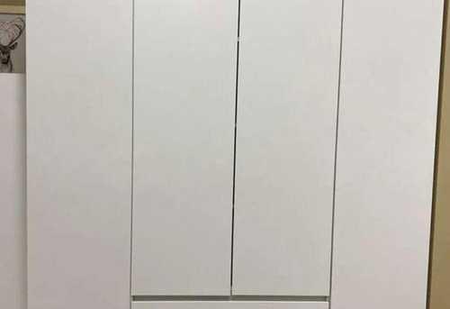 Шкаф белый с выдвижными ящиками т2311в123