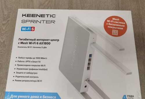 Wi-Fi роутер Keenetic Sprinter AX1800 (kn-3710)
