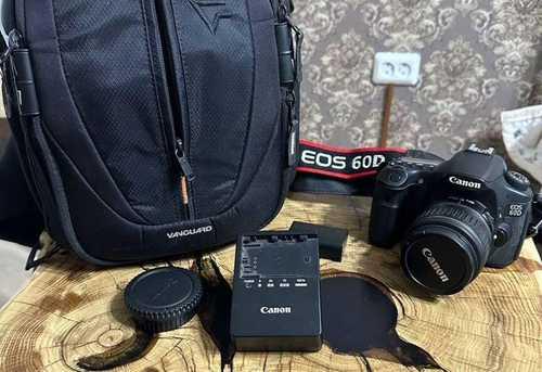 Фотоаппарат Canon eos60d + объектив 18-55mm