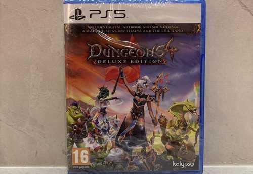 Диск Dungeons 4 Deluxe edition игра PS5