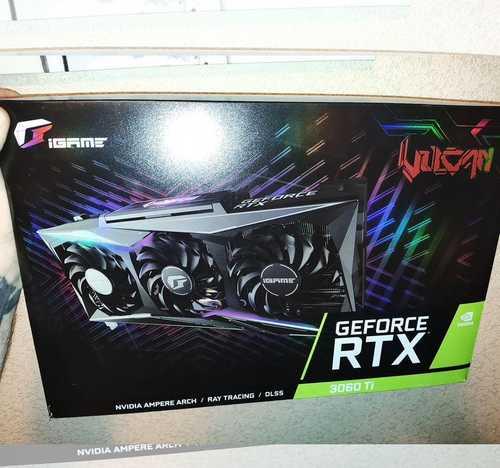 Видеокарта Colorful iGame RTX 3060ti 8GB Vulcan