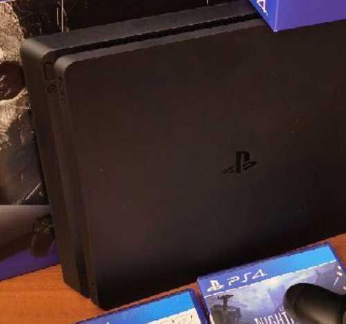 Sony playstation 4 slim 1tb  65 игр