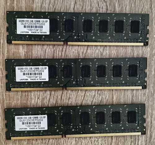 Оперативная память ddr3 2 gb 1333