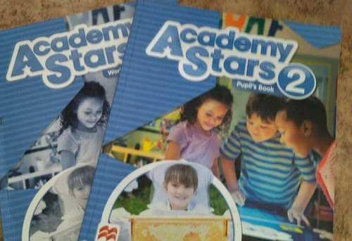 Комплект (учебник+тетрадь) Academy Stars 2