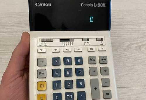 Калькулятор canon canola l-20II