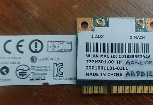 PCI-E wifi модуль Atheros AR5B125