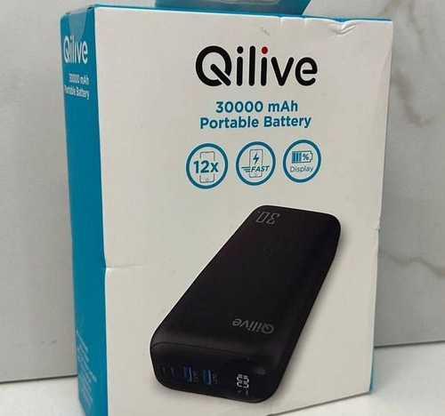 Внешний аккумулятор Qilive 30000 mAh