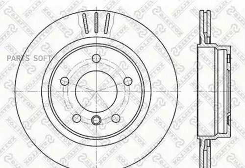 Stellox 60201541VSX 6020-1541V-SX диск тормозной з
