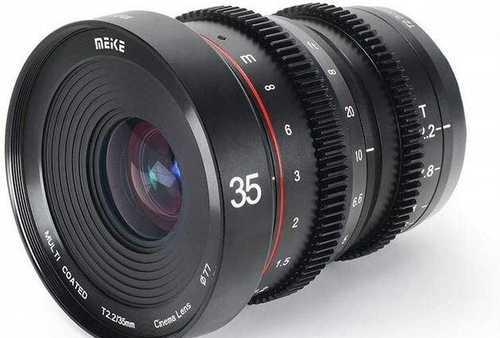 Объектив Meike 35mm T2.2 Cinema Lens Sony E-mount