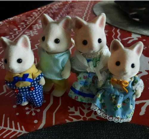 Sylvanian families семья кошек