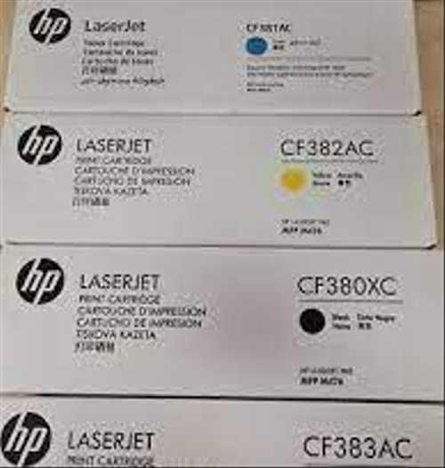 Картриджи HP CF380AC / CF381AC / CF382AC / CF383AC