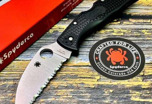 Нож складной Spyderco SC243fswcbk Endela, Serrated