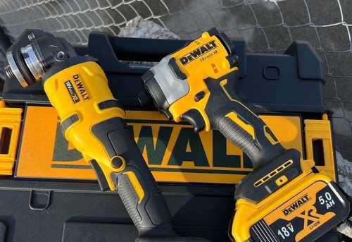 Набор 2в1 винтоверт+ушм dewalt